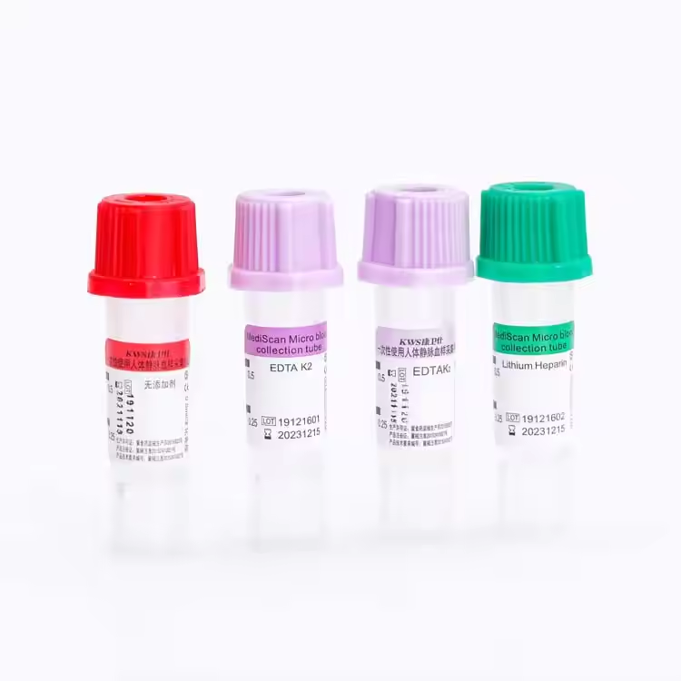 Disposable Micro Blood Collection Tubes – Sterile Capillary Tubes for ...