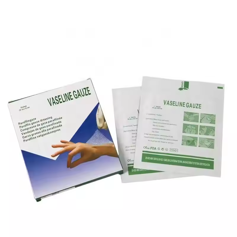 Vaseline Gauze Swabs – Non-Adherent Wound Dressing Pads - Medroce